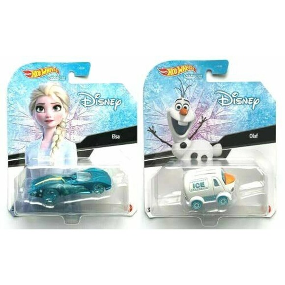 DieCast | Toys | Diecast Hot Wheels Character Cars Frozen Elsa Olaf ...